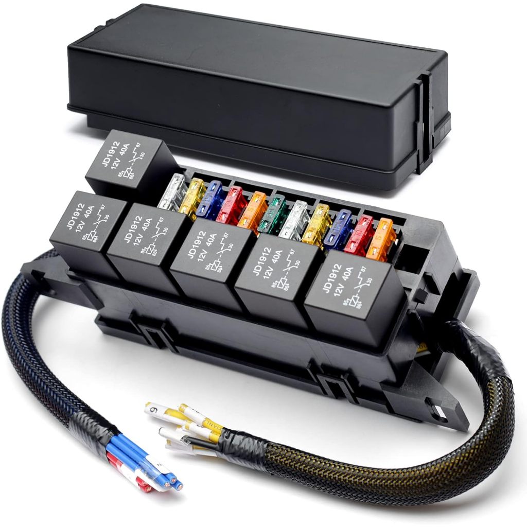 Bloco De Fus veis De 11 Vias 12V Pr Cablados Para Autom veis 11
