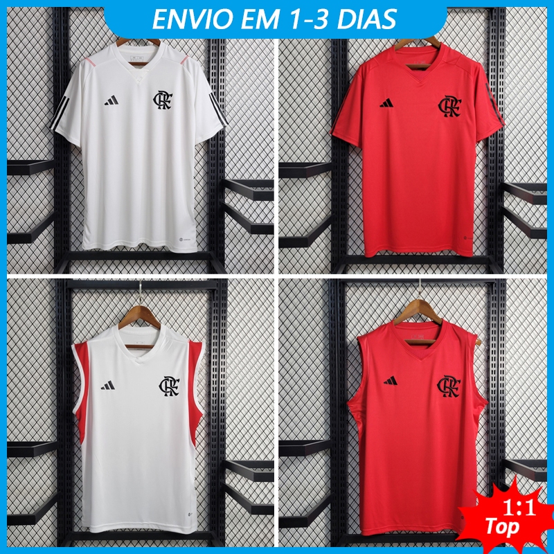 Camisa De Time Treino Masculino 2023/2024 Futebol Flmg | Shopee Brasil