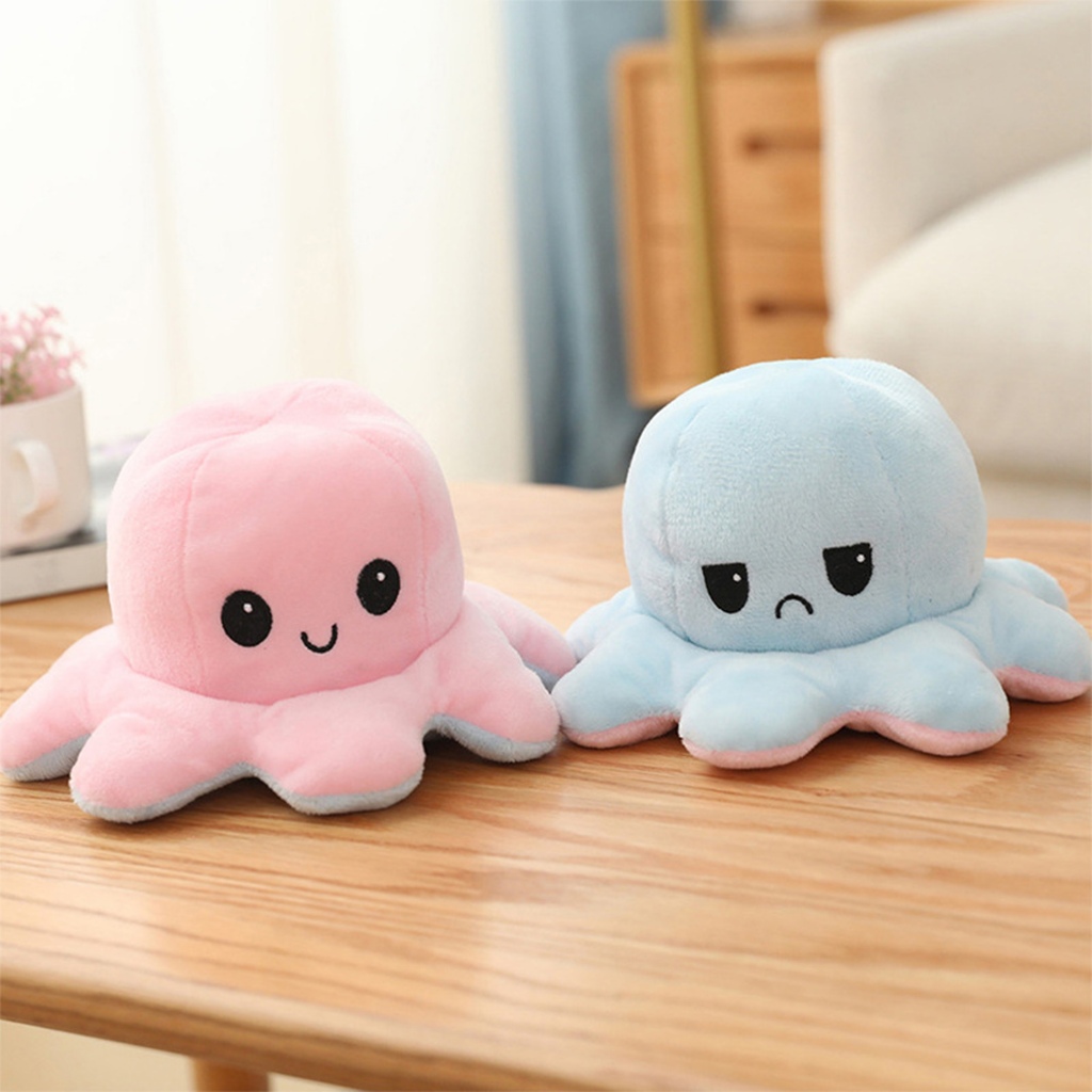 Boneca De Pelúcia Polvo Flippable Octopus Plush | Shopee Brasil