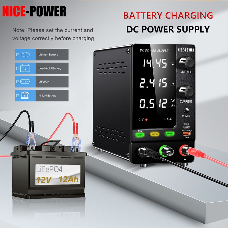 NICE-Power Fonte De Alimentação DC Regulável 30V 10A 60V 5A ...