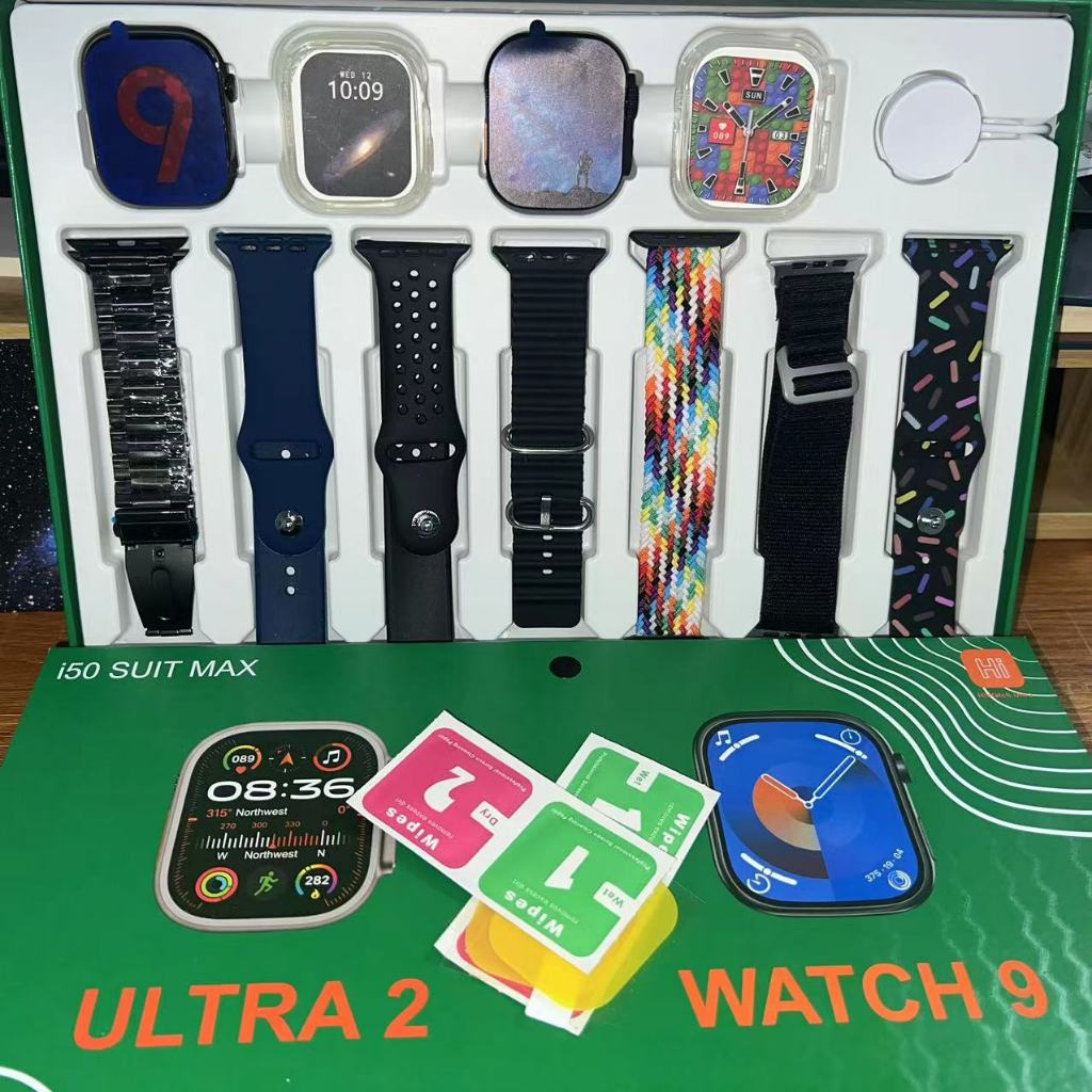 (49mm Ultra 2 + 45mm Relógio 9) 11 Em 1 Inteligente 2.3 Polegadas 2 ...