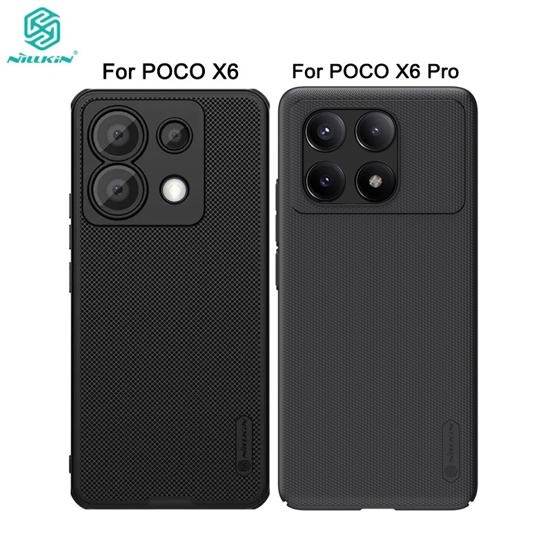 Capinha Poco X6 Pro Nillkin Escudo Fosco PC Dura De Volta Capa Para Xiaomi Poco X6 Pro 5G - Faz ...