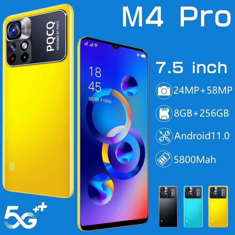Celular Telefone Android De 7,5 Polegadas 8 + 256GB Smartphone | Shopee ...
