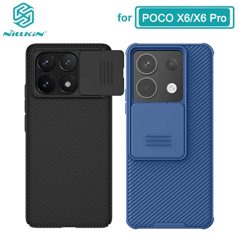Capa POCO X6 Pro Nillkin CamShield Pro Slide Tampa Da Câmera Capinha Para Xiaomi POCO X6 Pro 5G ...