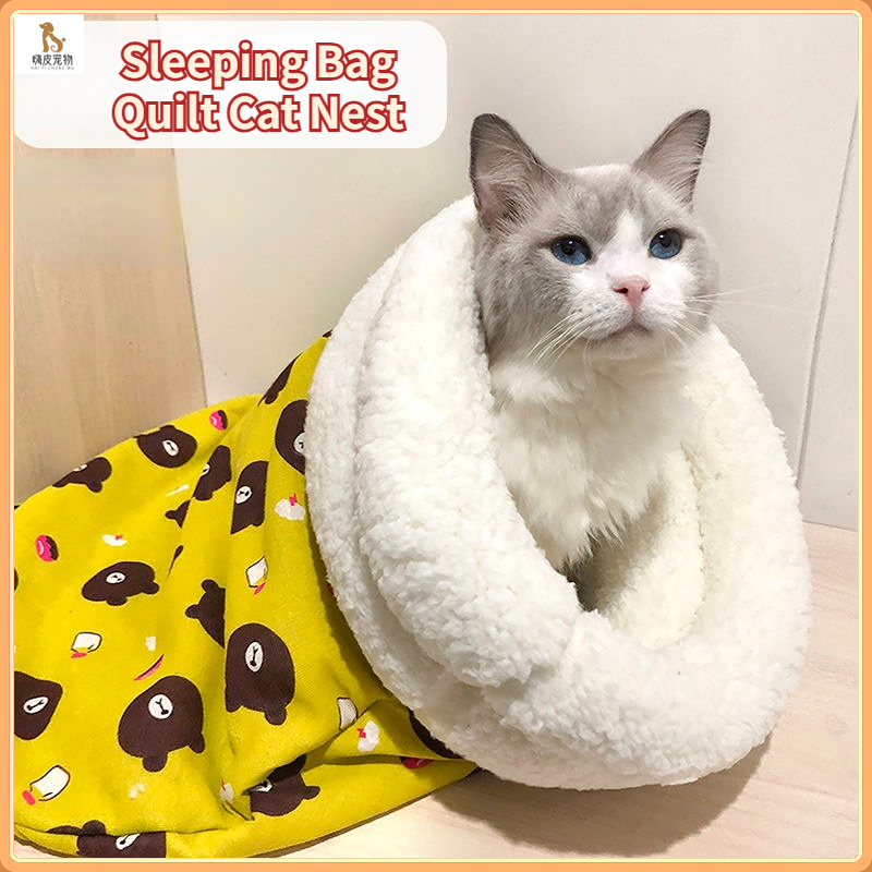 Ninho de Gato/Pequeno Cão Ninho/Saco de Dormir Quilt Ninho de Gato ...