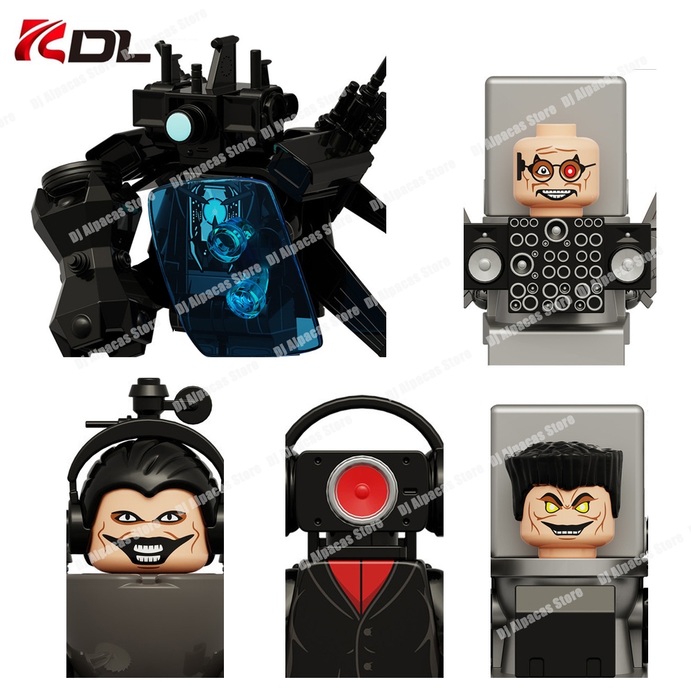 Skibidi Building Blocks Titan Cameraman Figuras De Minifiguras De ...