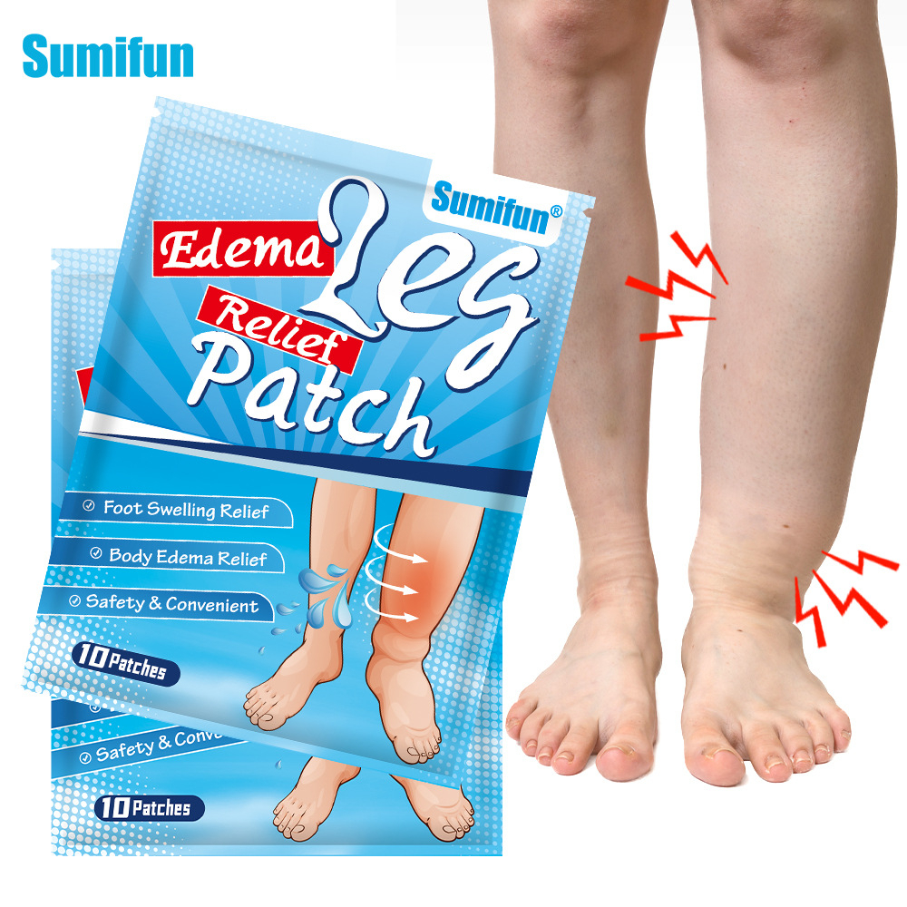 10pcs Edema Leg Relief Patch Remendo Para Inchaço E Cuidados Com Os Pés ...