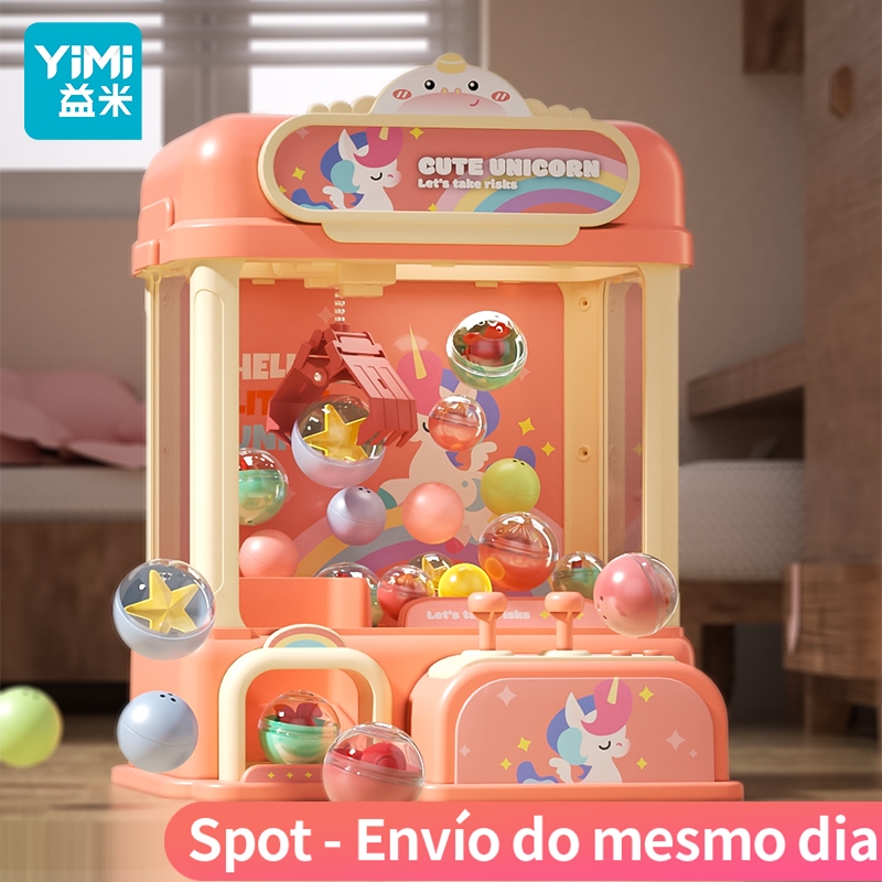 YIMI MINI game Máquina de garra grande doces brinquedo maquina de pegar ...