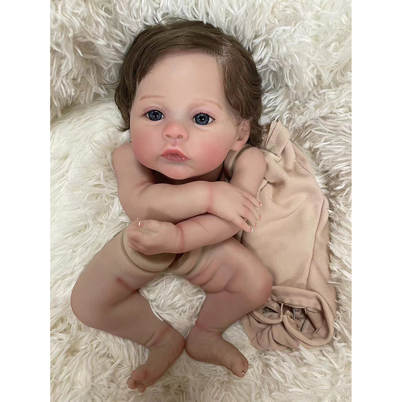Kit De Bonecas Renascidas De 18 Polegadas Com Pele Pintada À Mão Veias ...
