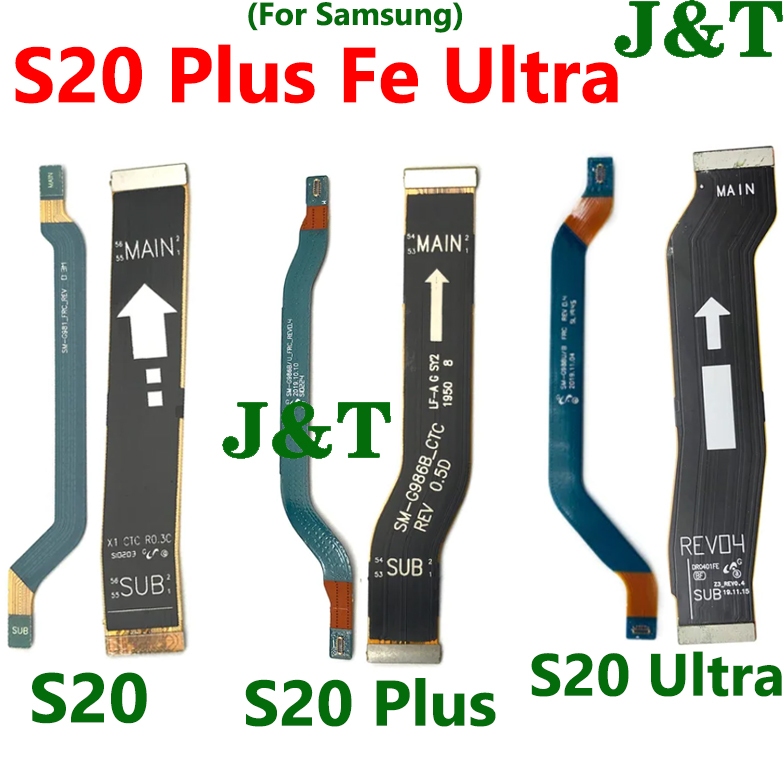 Placa Principal LCD Conector Flex Para Samsung S20 Plus S20 Fe Ultra ...