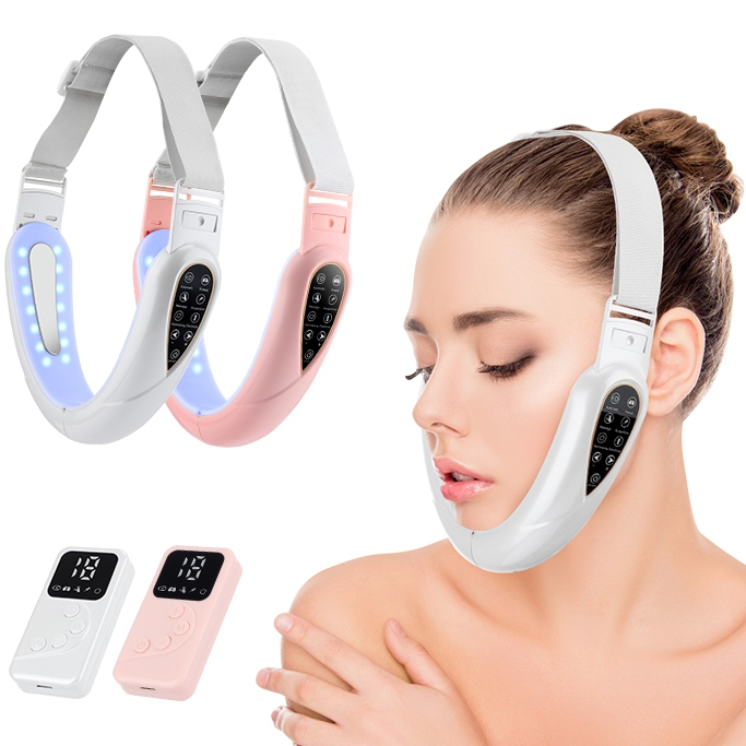 Hailicare V Dispositivo De Levantamento Facial EMS Massagem De Emagrecimento Duplo Queixo ...