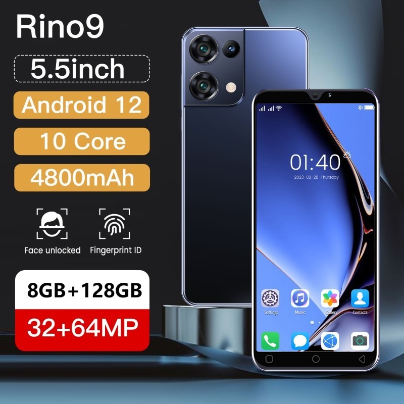 Celular Telefone Rino9 Pro 8+128GB Celular Barato Smartphone Dual Sim ...