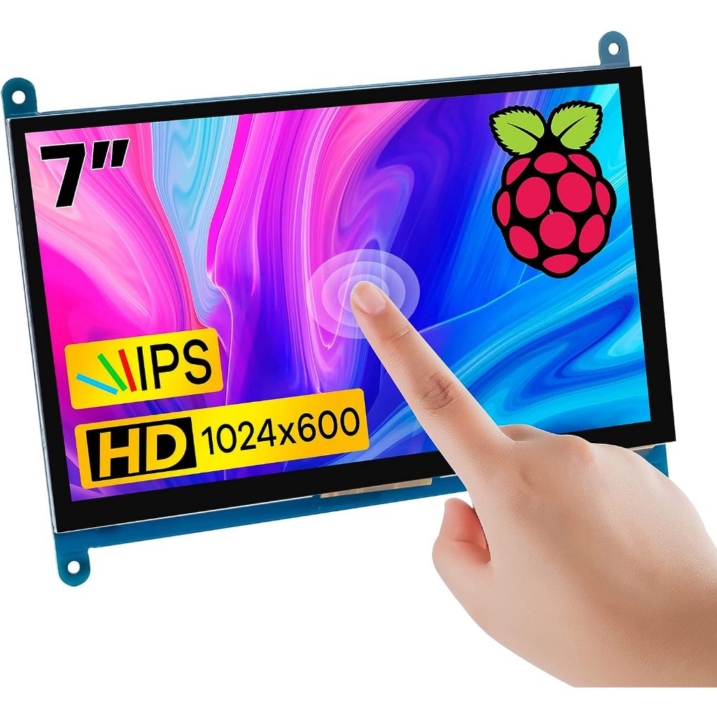 EYOYO Tela LCD DIY HDMI De 7 Polegadas 1024x600 Ultra HD De Toque ...