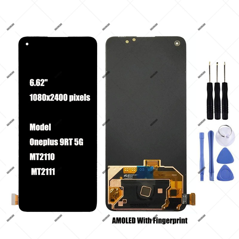 Original AMOLED Oneplus 9RT 5G 8 8T Display LCD Tela Sensível Ao Toque ...