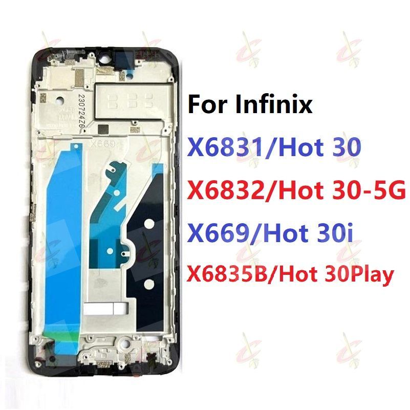 Moldura Frontal LCD Para Infinix Hot 30i 30 5G Play NFC X6831 X6832 ...