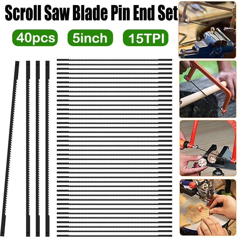 40Pcs Conjunto De Lâminas De Serra De Rolo Pinos Compatível Com O 3921 ...
