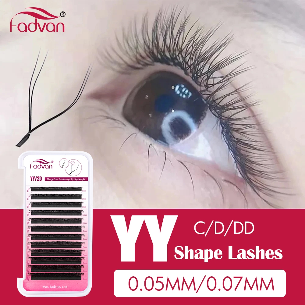 Pestanas FADVAN Y-0,07 D MIX/UNIT Tamanho-Volume Brasileiro-Preto-100 % ...