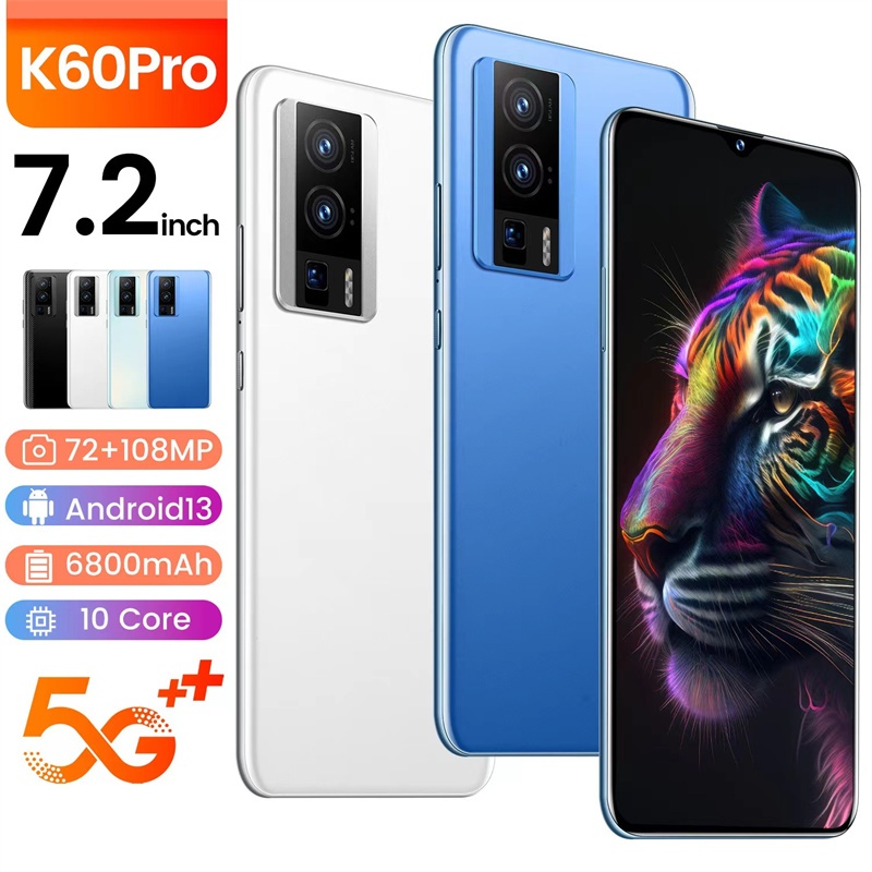Smartphone Celular K60 Pro 7.2 Polegadas 16GB + 1TB Dual SIM Card | Shopee Brasil