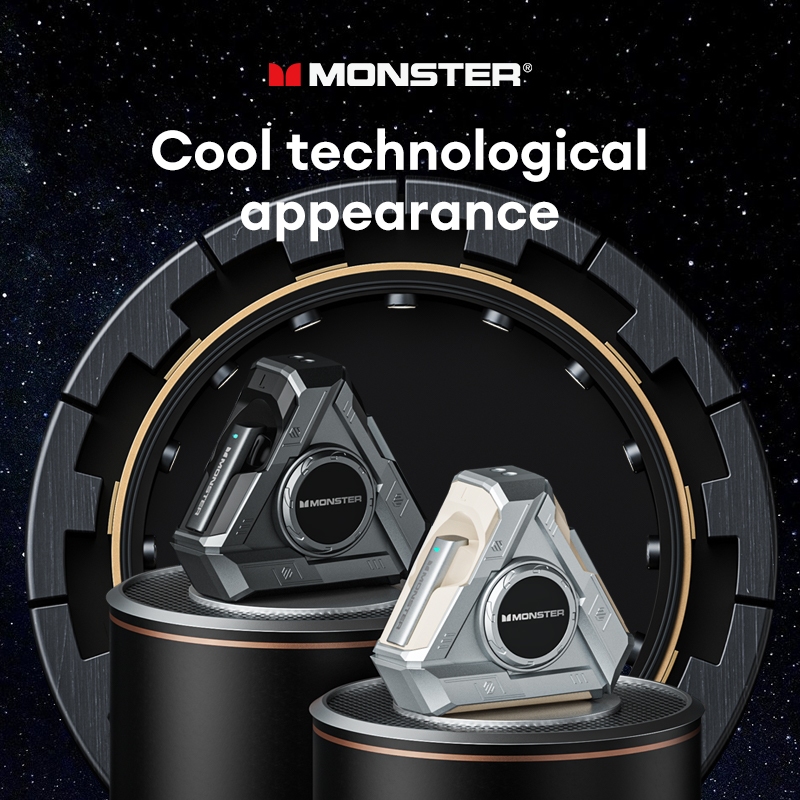 Monster XKT22 Sem Fio Bluetooth Fones De Ouvido Jogos Legal Triângulo ...