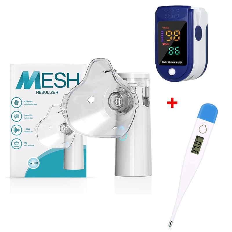 Nebulizador Conjunto Inalador Ultra-Sônico Portátil Usb Bivolt Ou Bateria Para Adultos E ...