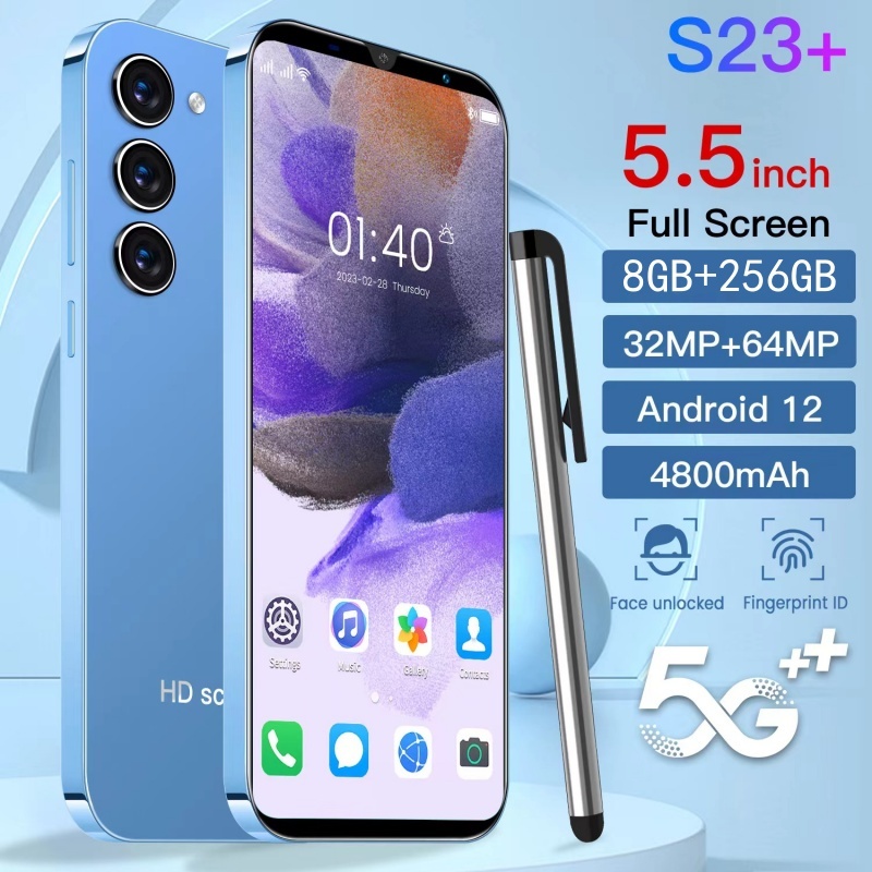 Telefone Celular S23 5,5 Polegadas 8GB RAM 256GB ROM | Shopee Brasil