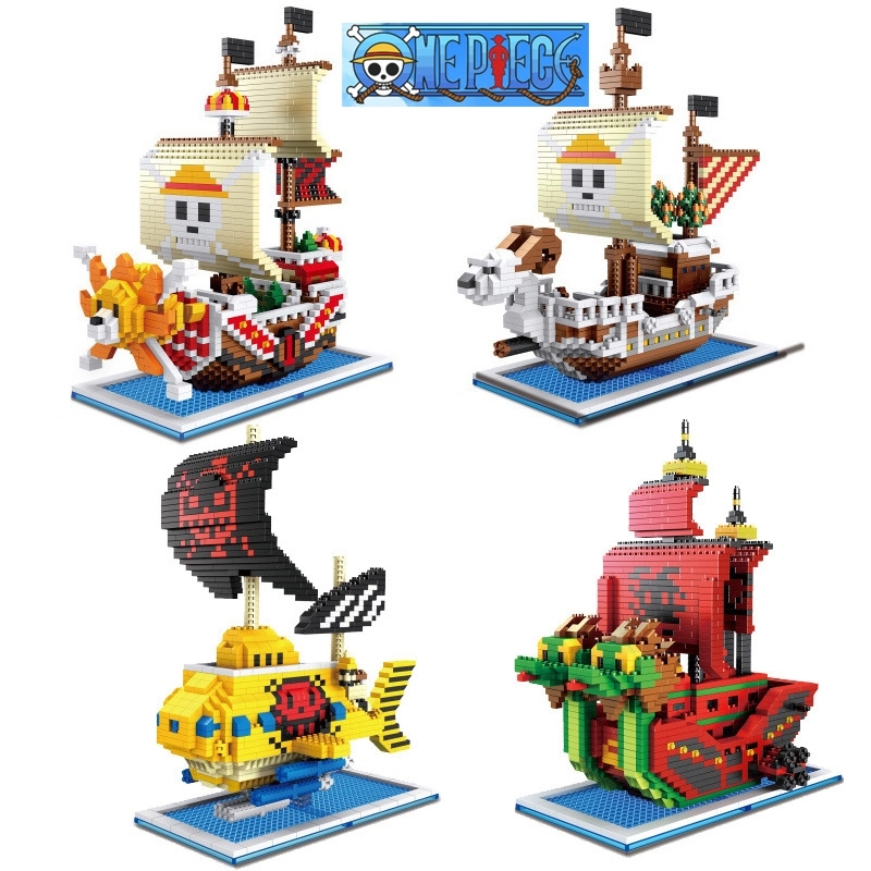 Compatibilidade Lego Partículas Blocos Brinquedos ONE PIECE One Piece Sonny , Wanli Sunshine ...