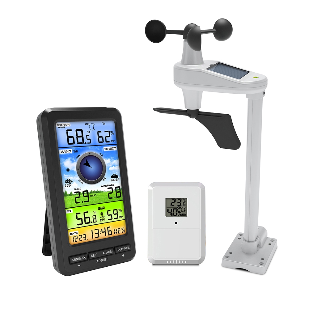 Novo NicetyMeter 0214 Estação Meteorológica 3 Em 1 Wi-Fi Com ... Novo NicetyMeter 0214 Estação Meteorológica 3 Em 1 Wi-Fi Com ...