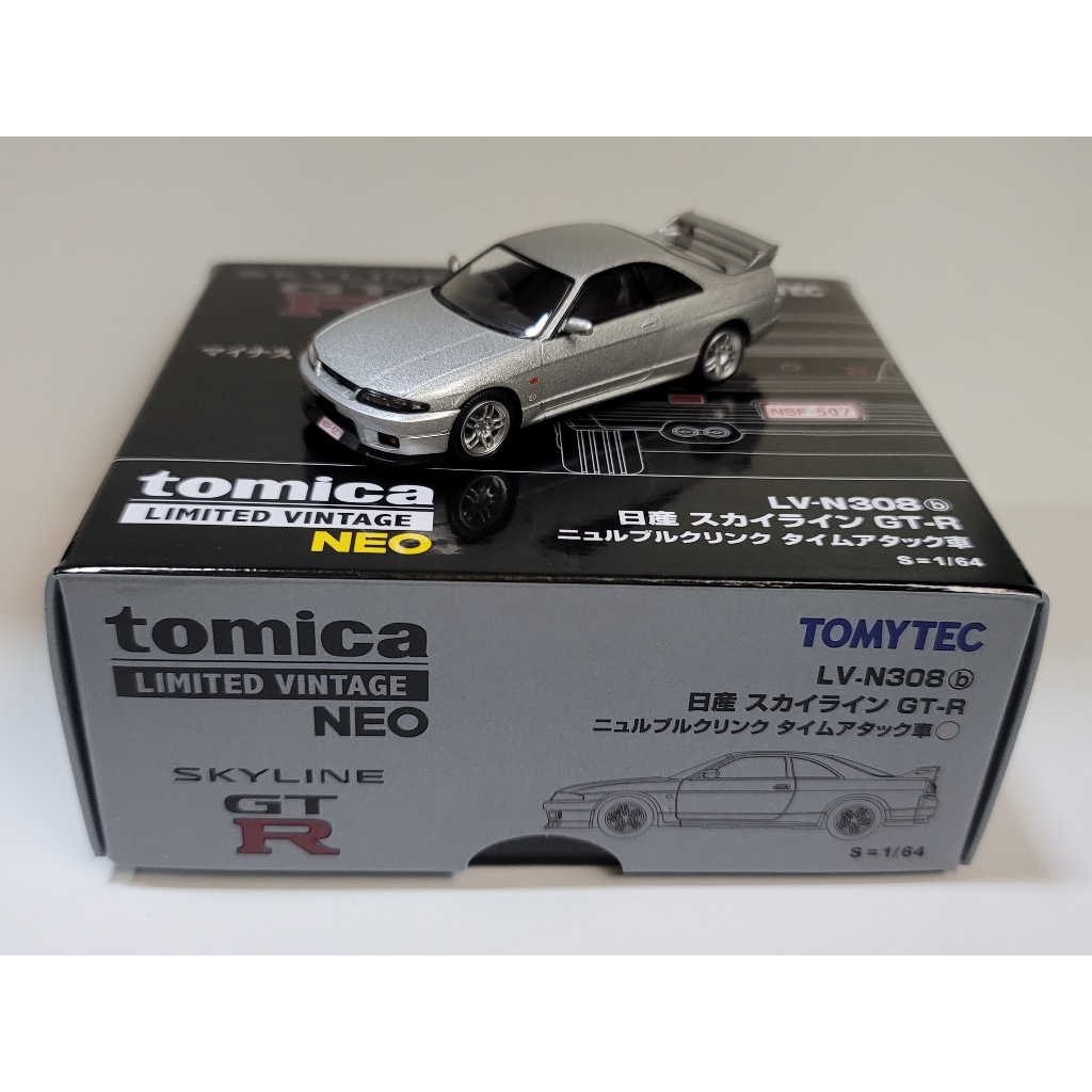 Tomica Limited Vintage NEO Tomytec 4543736324911 LV-N308b Nissan Skyline GT-R R33 Nurburgring ...