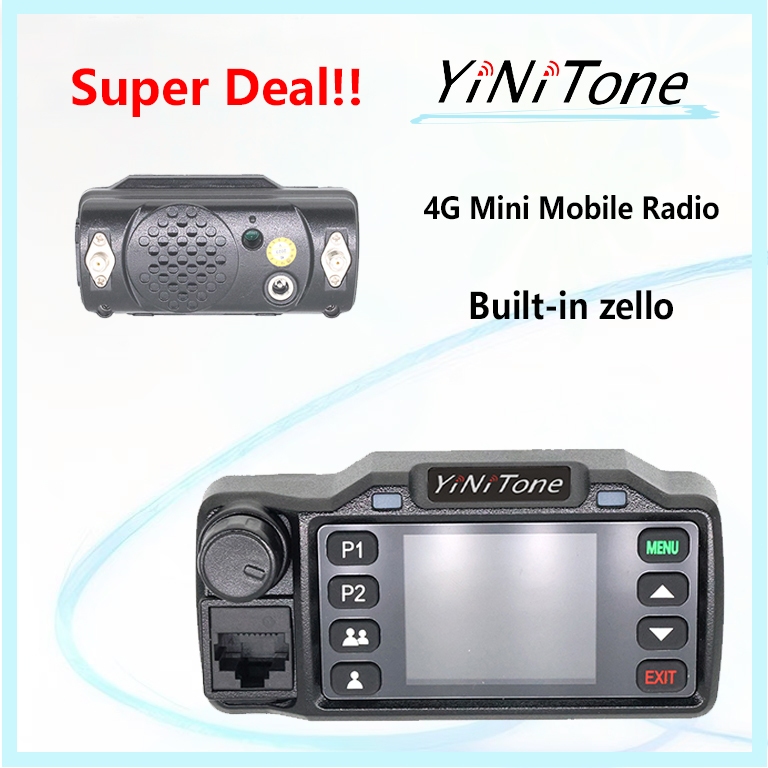 Mini M-01 zello Rádio Móvel 2G/3G/4G LTE android 5000KM Transceptor ...