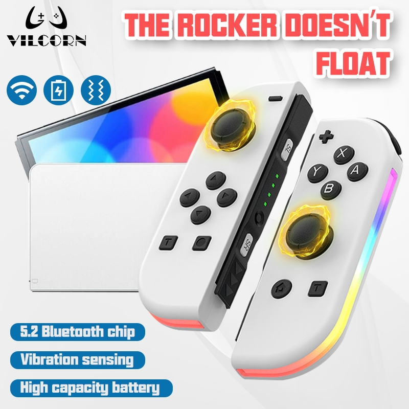 Gamepad Sem Fio Para Nintendo Switch Joys-Cons Controladores L/R NS Oled Lite Joystick Com ...