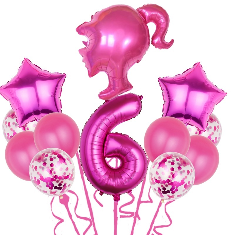 Barbie Balões Garland Arch Foil Set Girls Decoração Da Festa De ...