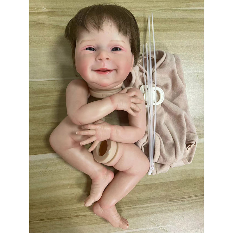 kit De Bonecas Renascidas De 18 Polegadas Sorriso Cara Recém-Nascido ...