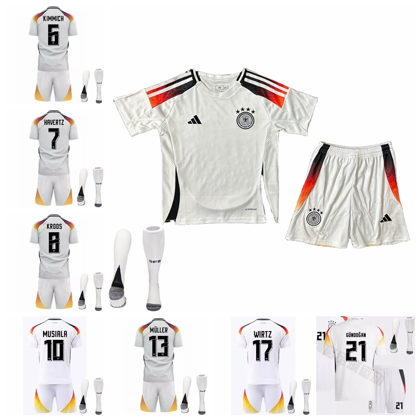 2024-25 Alemanha Home UEFA Campeonato Europeu De Futebol Jersey Kits ...