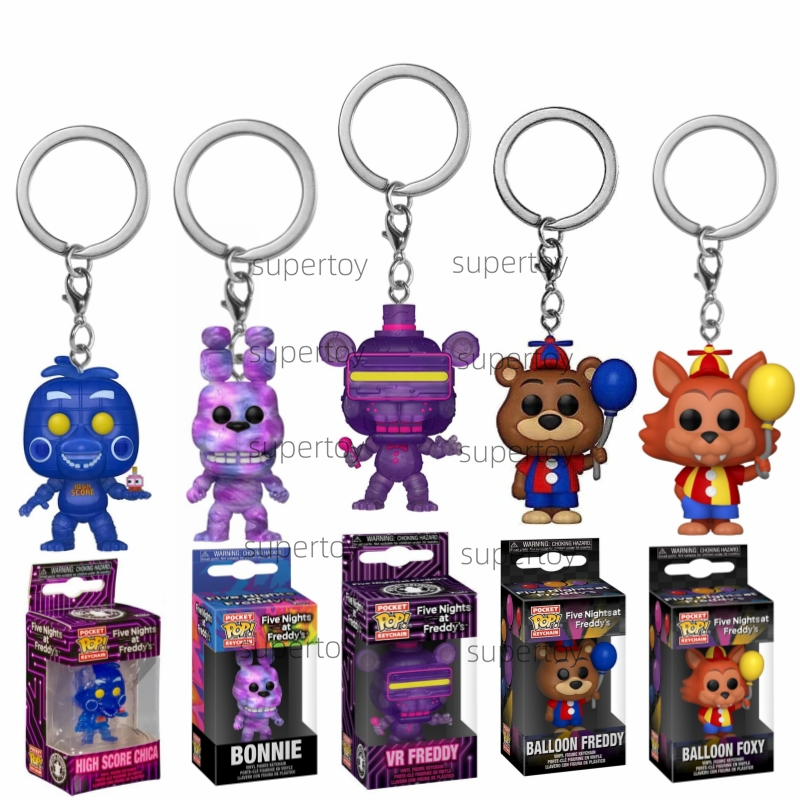 Funko Pop Chaveiro Five Nights at Freddy's Keychain- Rockstar Fredd ...