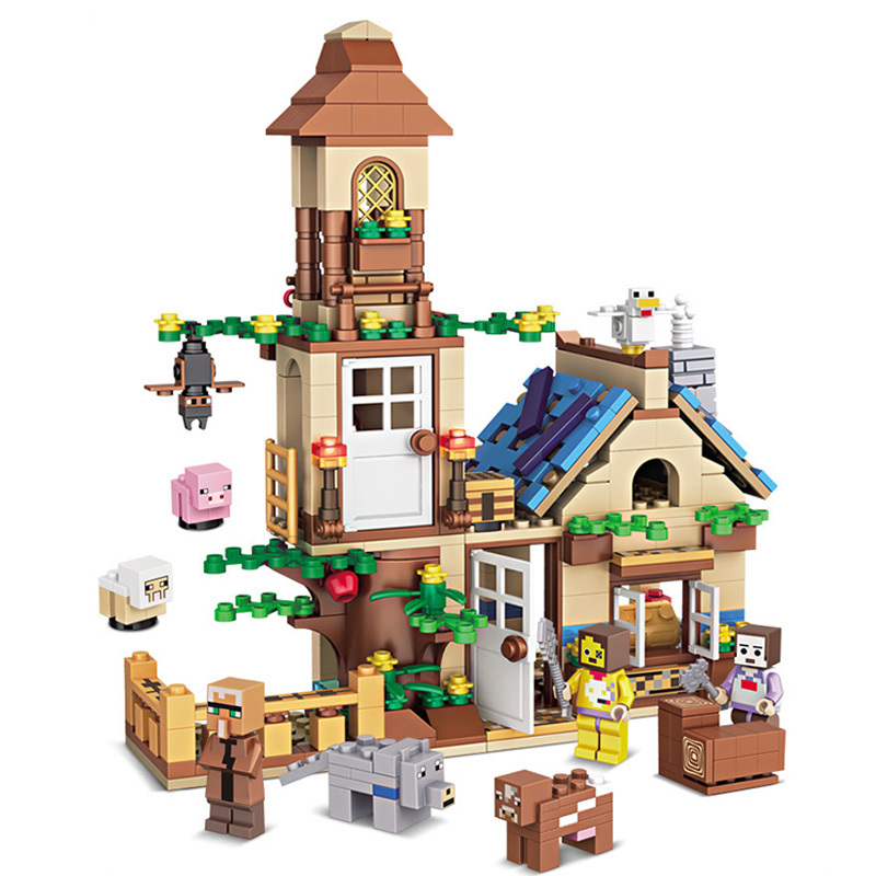 495/pcs The Tree House Village Set Compatível Lego Minecraft ...