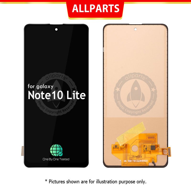 ALLPARTS INCELL Tela Frontal Display do Samsung Note 10 Lite LCD Touch ...
