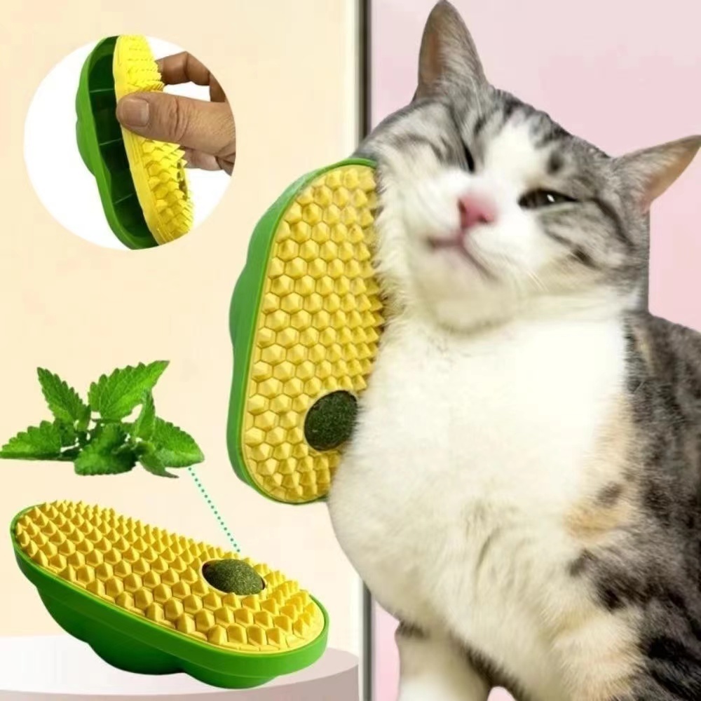Abacate Catnip Toy Ball Cat Snacks Rotativos Animais De Estimação ...
