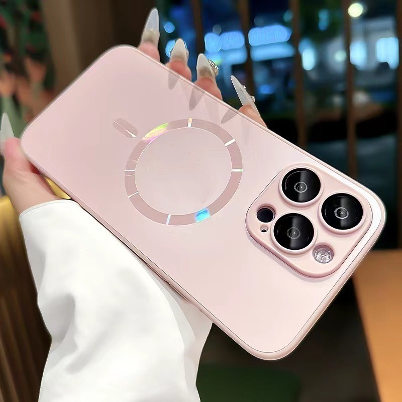 Estojo De Luxo Para Carregamento Sem Fio Fosco Iphone 15 Pro Max 14 13 12 11 promax Tampa Com ...