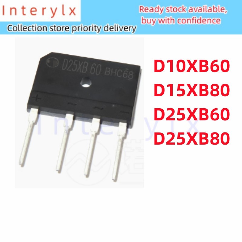 5 Pcs D25XB80 D25SBA80 Ponte Retificadora 25 V 800 D25XB60 D15XB60 ...