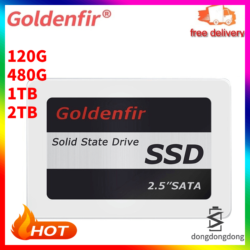 2TB SSD Goldenfir SATA3 Disco Rígido Interno notebook De 2,5 Polegadas 1T 480gb 512g 256g ...