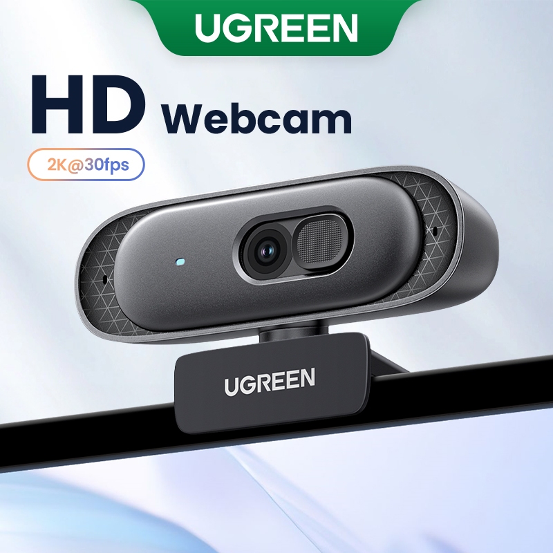 Computador UGREEN USB Câmera Externa 2K 30FPS 200W Pixels , Foco Fixo ...