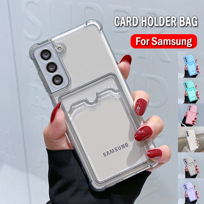 Capa Para Samsung S24 FE A15 A25 A35 A55 S23 S22 Ultra S23 Plus 5G Bolsa Porta Cartão ...