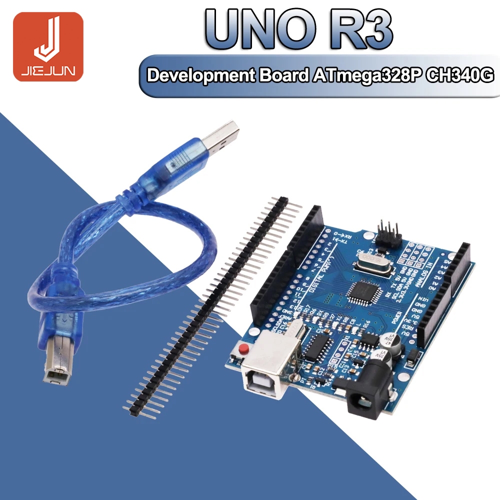 Caixa Oficial UNO R3 ATMEGA16U2 + WiFi R3 Chip Original ATMEGA328P CH340G Para Arduino Conselho ...