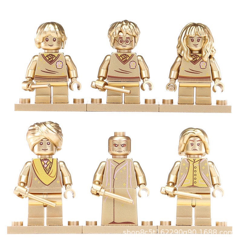 6 Personagens Harry Potter Series Building Blocks : Edição Golden 25th ...