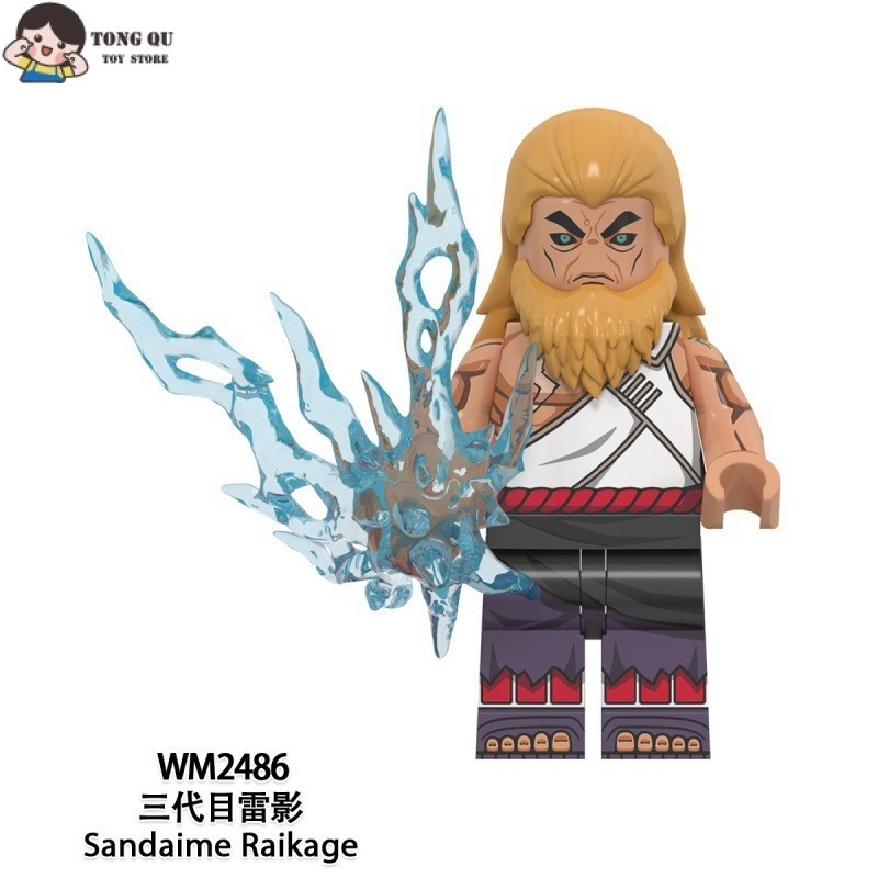 Bloco De Construção NARUTO Boneca Anime Modelo Minifigure Colecionável ...
