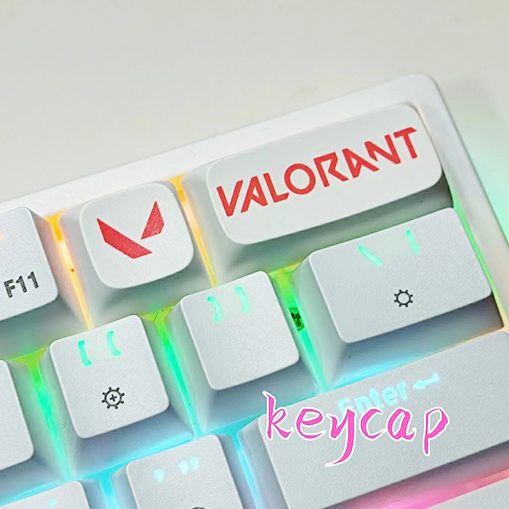 Chaveta Valorant Keycap PBT XDA Adequada para Chaveta de Teclado ...