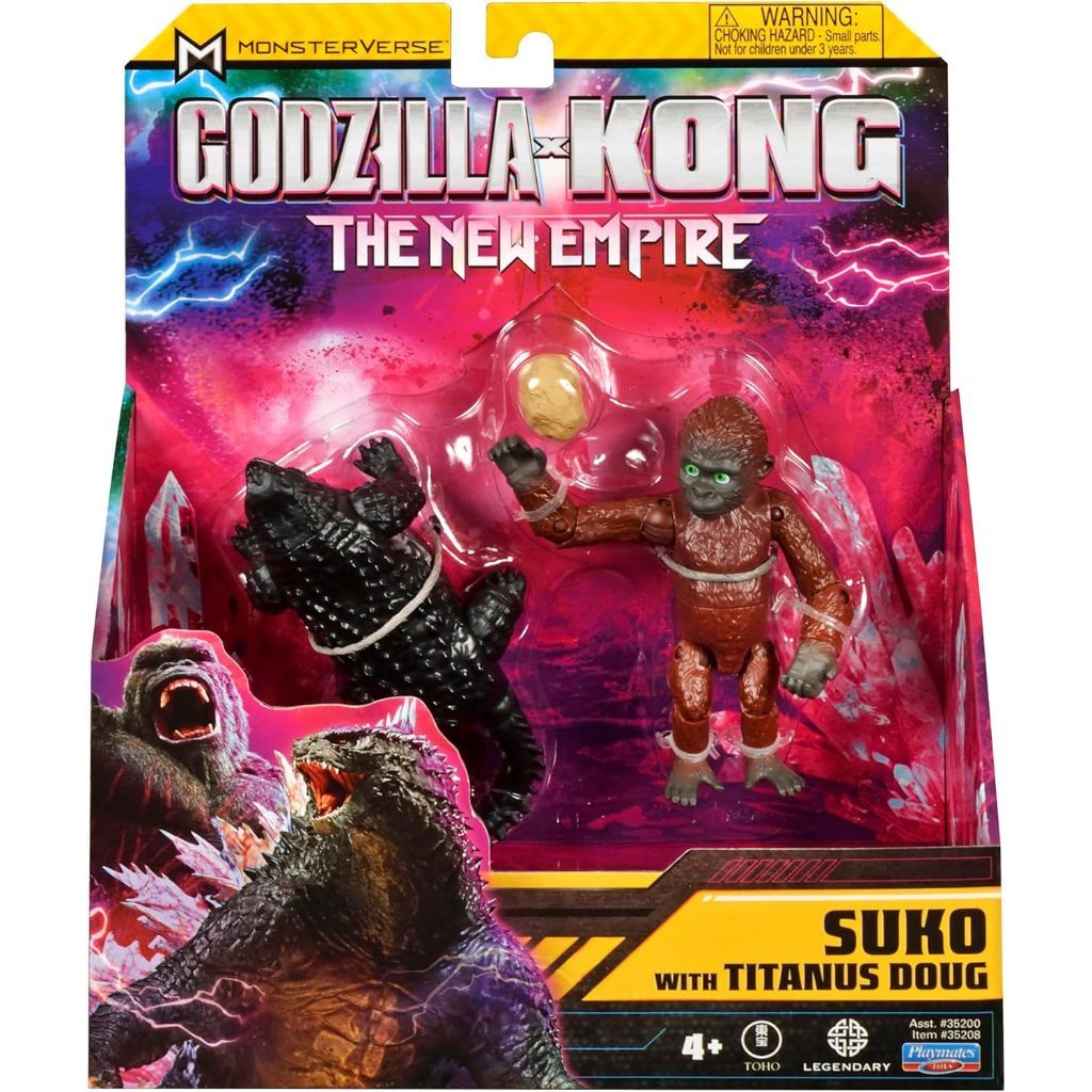Godzilla X Kong Série Básica De Ação Monsterverse-Suko Com Doug ...