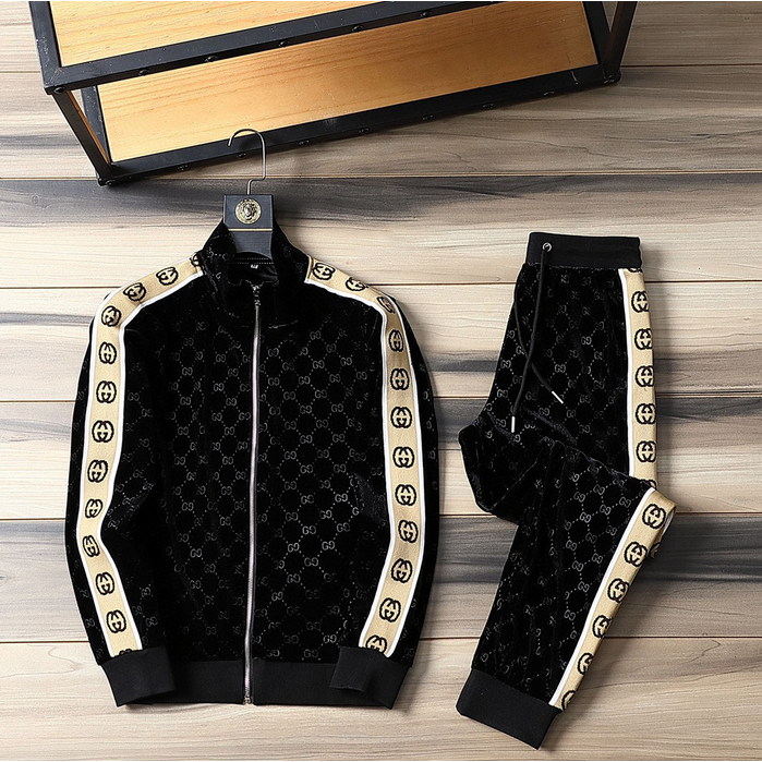 NEW_GUCCI Duas Peças Conjunto De Fatos De Treino Esportivo De Luxo Para ...