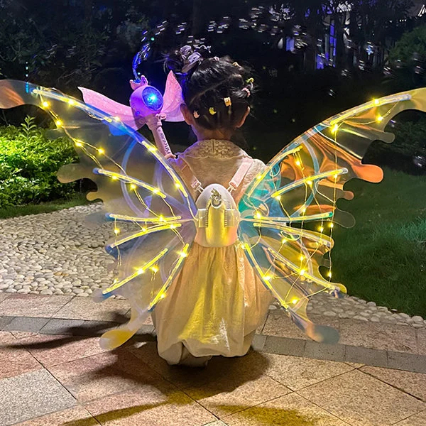 Asas De Elfo Elétrico Fada Borboleta Cosplay Costume Acessório Anjo ...