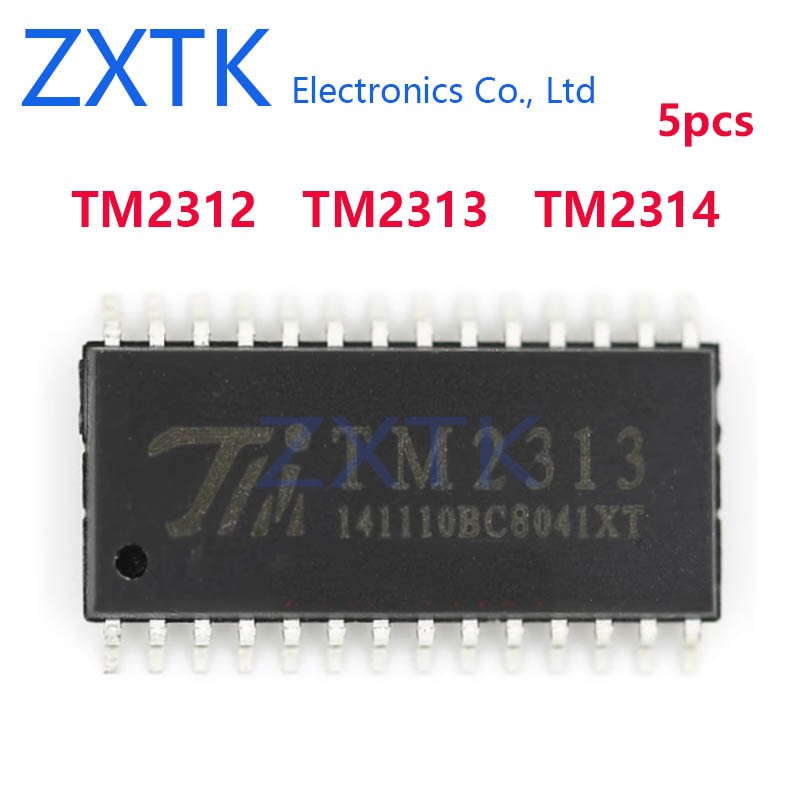 5 Pçs/Lote chip De Áudio TM2312 TM2313 TM2314 SOP28 SSOP28 SOP32 Novo ...